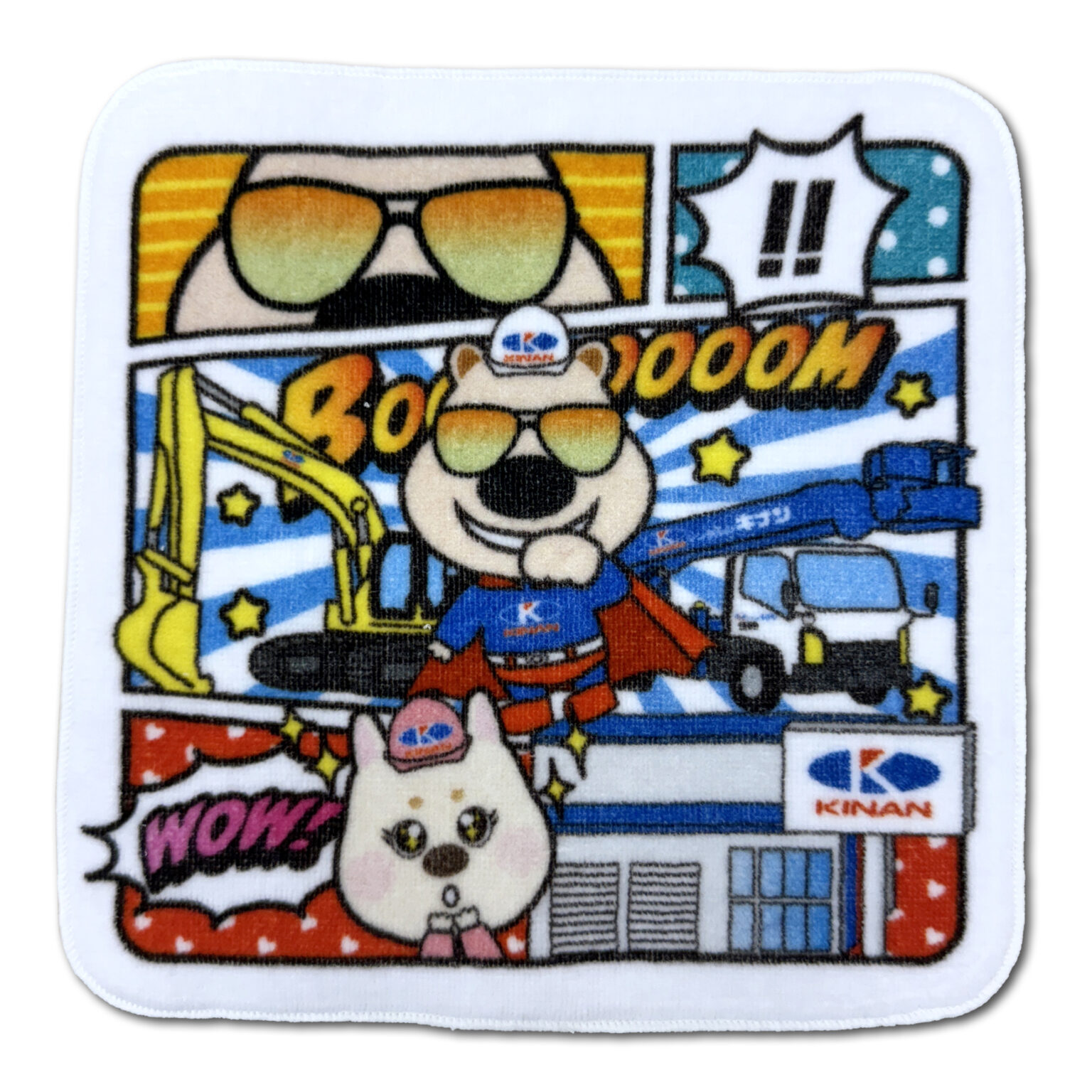 キワン兄ハンカチ アメコミVer. | kinan-shop